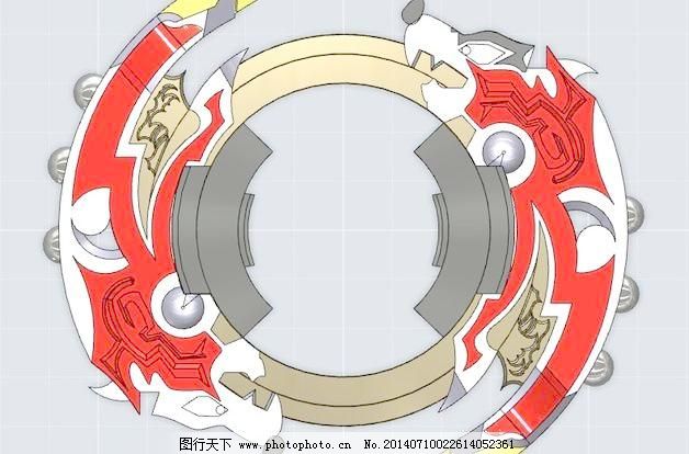 陀螺攻击环drigerGT图片_STL素材_3D素材-图行天下素材网