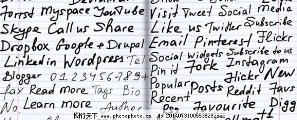 手写笔记图片_其他_其他-图行天下素材网